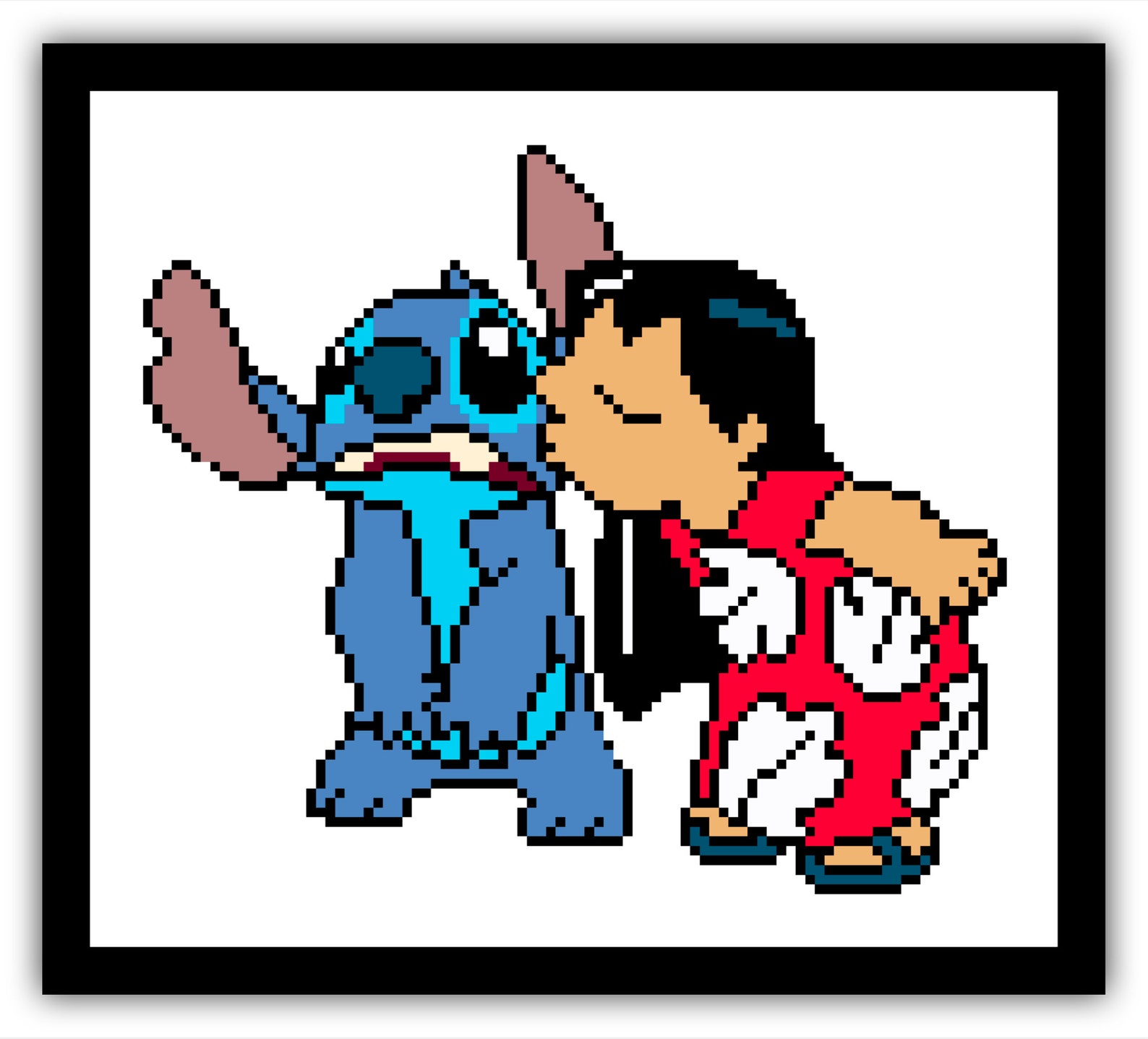Lilo and Stitch Cross Stitch Pattern - Etsy