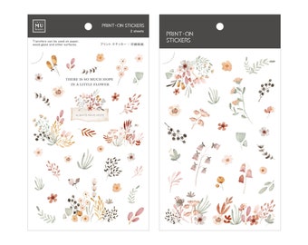 MU Print-on Stickers No.162: Vintage Letters 2 Designs/packet - Etsy