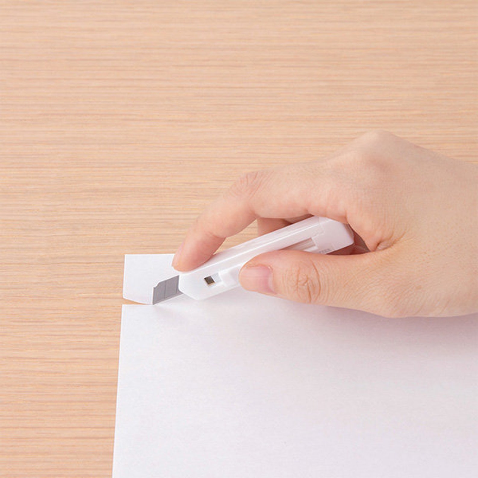 Midori Portable Mini Cutter-white Retractable Craft Knife XS - Etsy