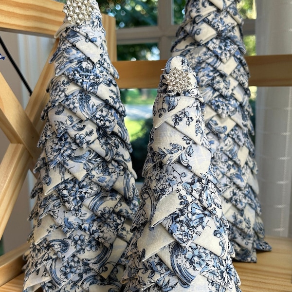 Chinoiserie Fabric Trees - Etsy