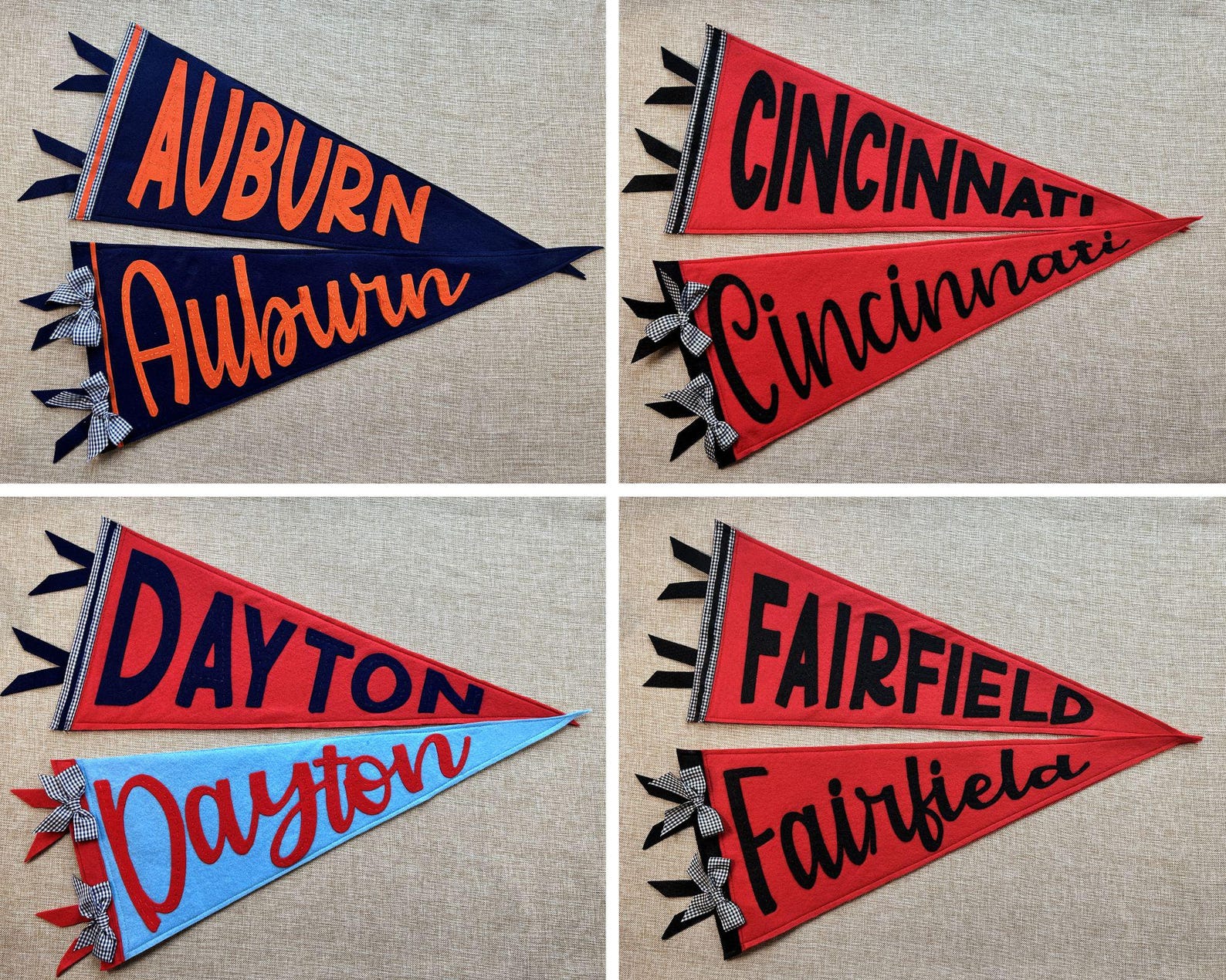 Custom College Pennant Flag – Personalized School Banner | Dorm Room ...