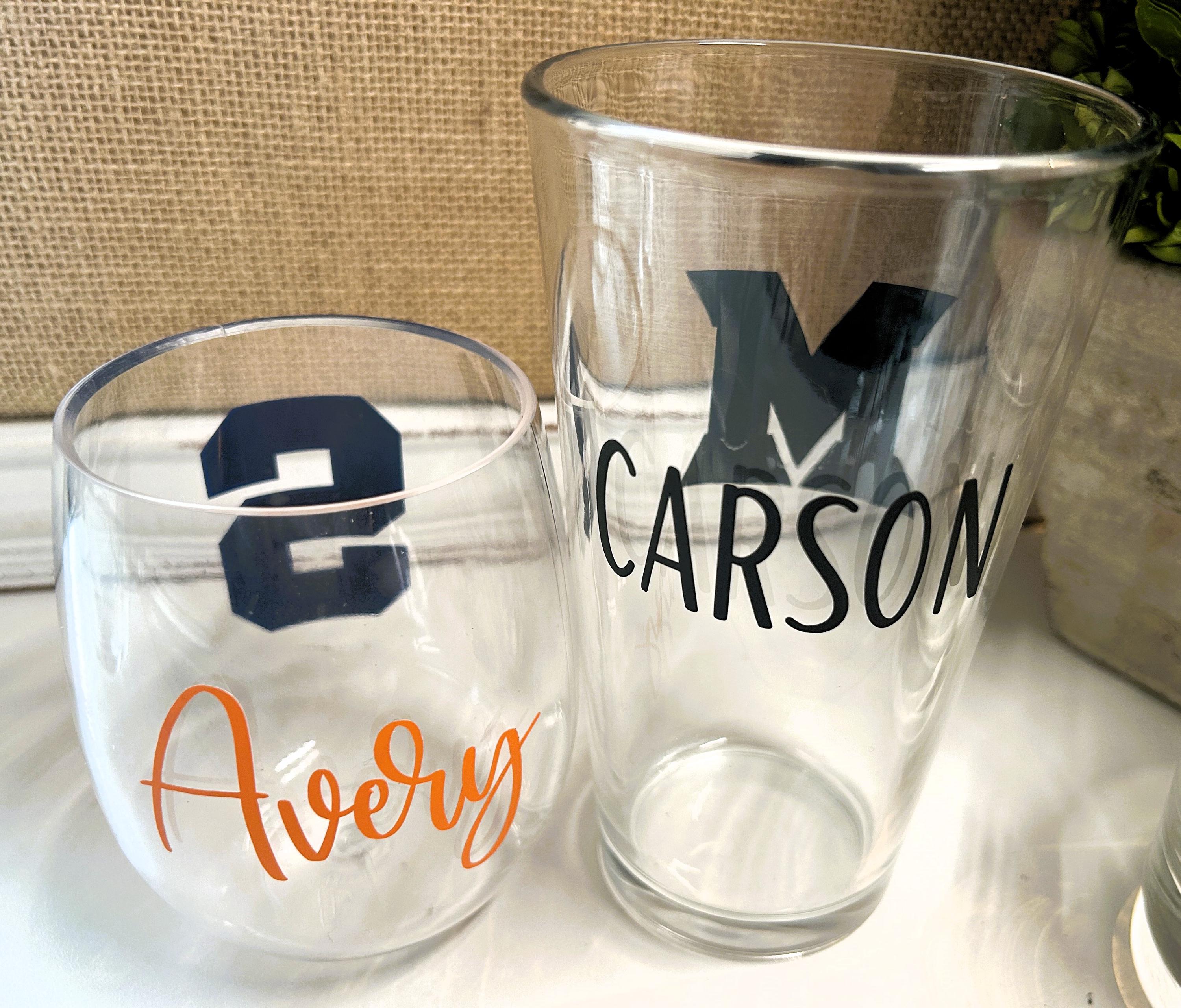 Custom Personalized College Glasses | Wine, Beer & Bourbon Glassware ...
