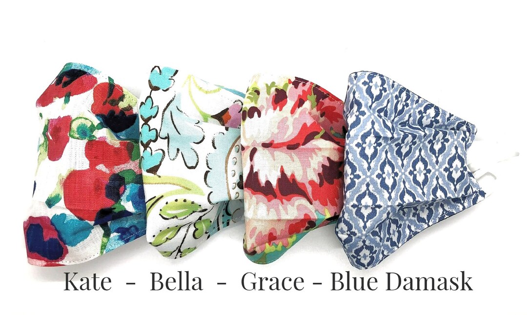 Monogrammed Face Masks | Washable | Preppy | Handmade | Ready to Ship ...