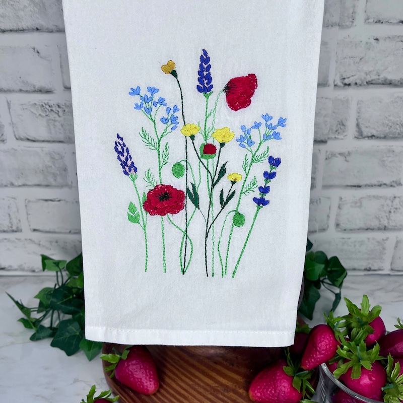 Poppy Towel - Etsy
