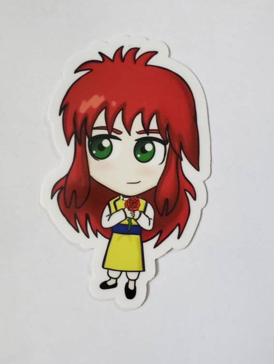 Kurama YYH Chibi Vinyl Sticker - Etsy