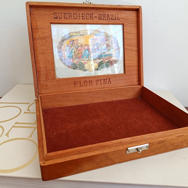 Decorated Cigar Box - Etsy
