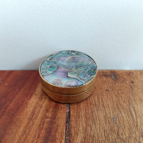 Mother of Pearl Pill Box - Etsy UK