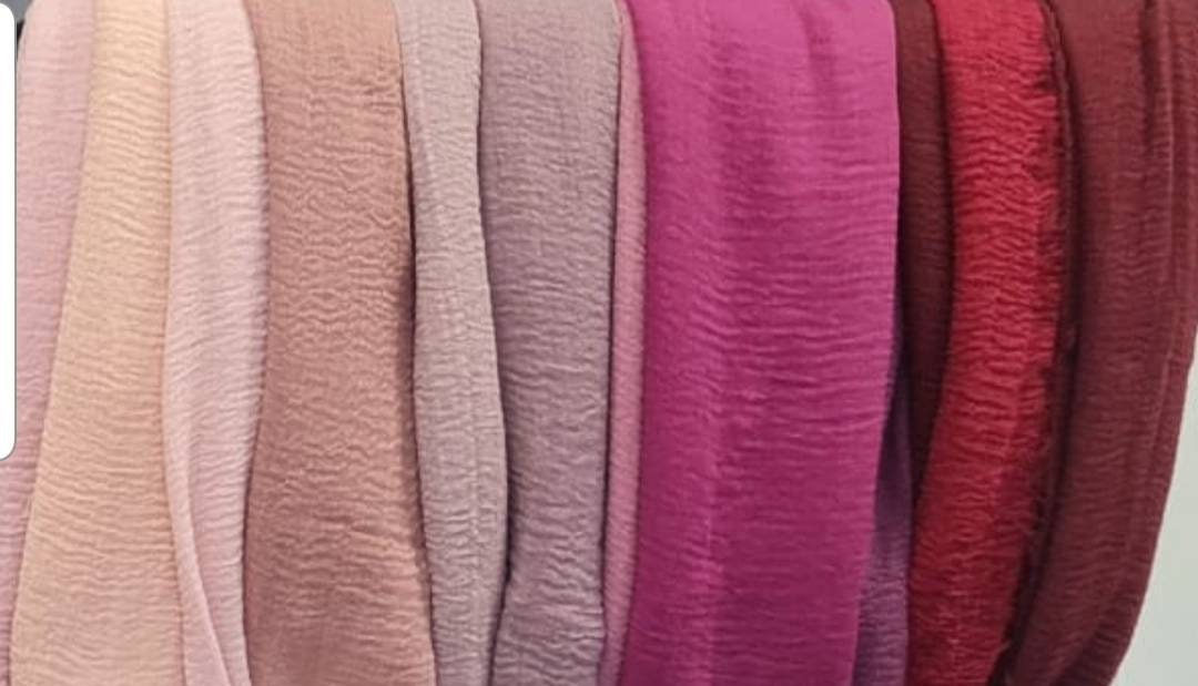 Plain Crimp Crinkle Scarf HIjab - Etsy.de
