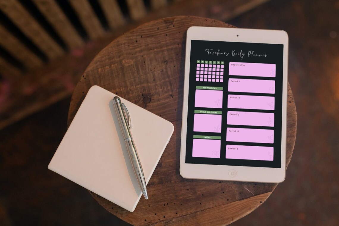 Teacher Planner Printable | Digital Teaching Plan Kit| Lesson Plan Book ...