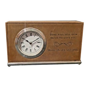 Engraved Personalized Desk Clocks - Etsy