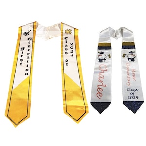 Custom Graduation Stole - Etsy