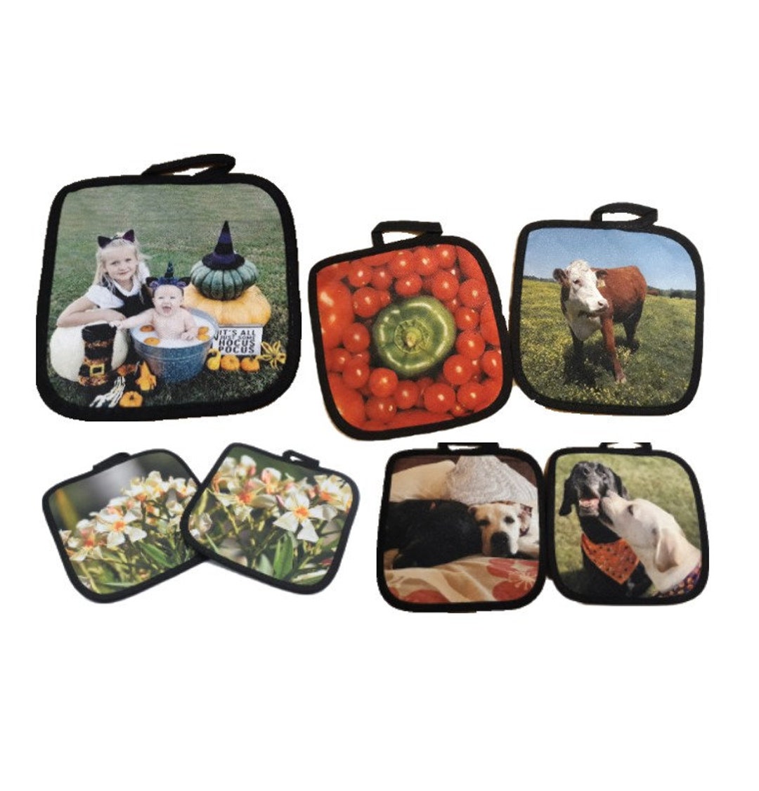 Custom Pot Holders - Use Your Favorite Art or Photo! - Etsy