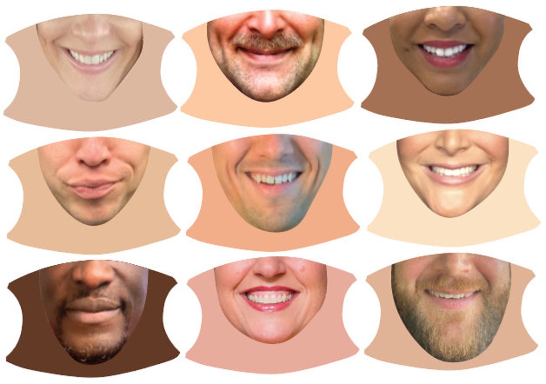 My Face - Selfie Custom Face Masks W/ Two Filter Inserts & Nose Wire - Etsy