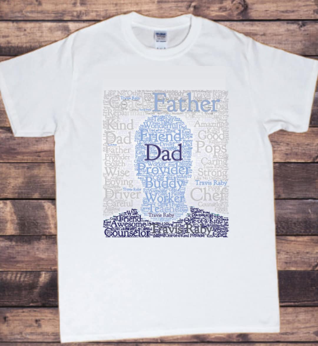 Word Cloud Shirt- Personalize Shape and Text! - Etsy