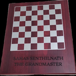 Engravable Rosewood Finish Chess Set - Etsy
