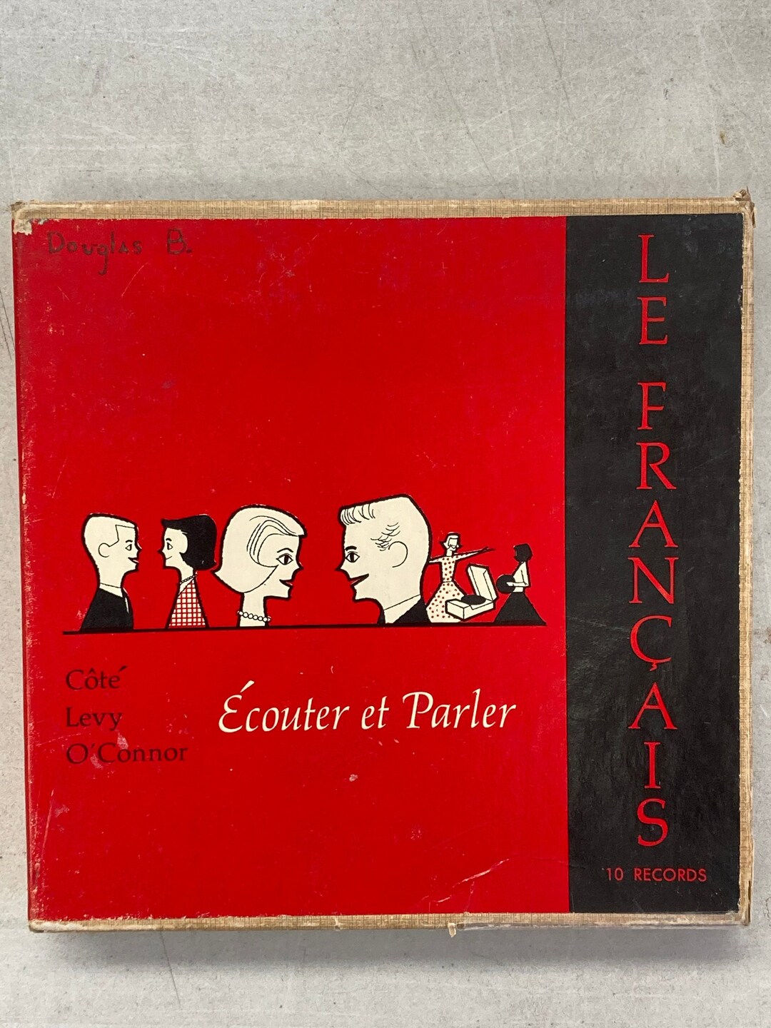 Ecouter Et Parler Le Francais French Language Records Vinyl 33 1/3 Rpm ...