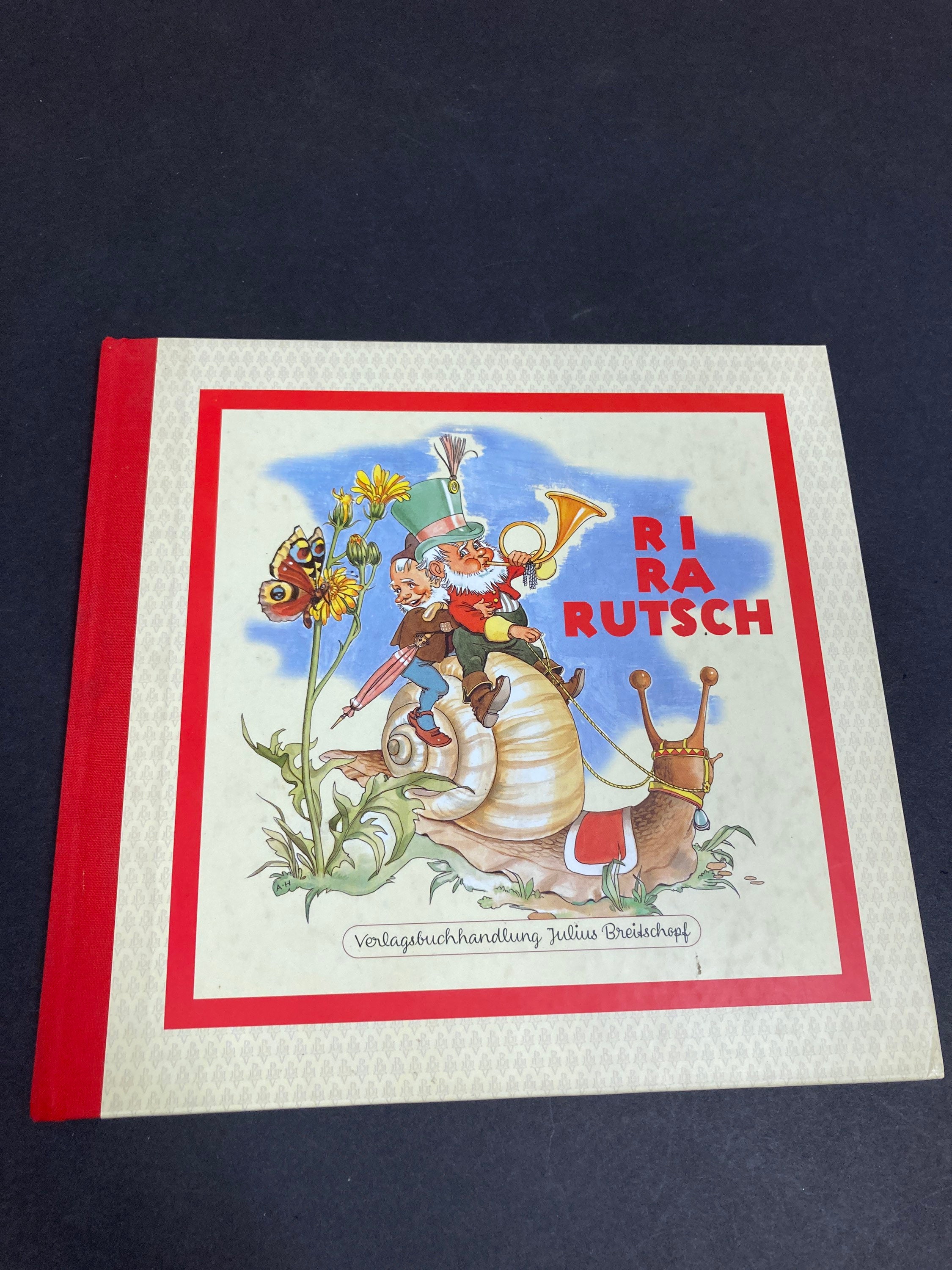 Ri Ra Rutsch, Julius Breitschopf, 2000 German Childrens Book - Etsy