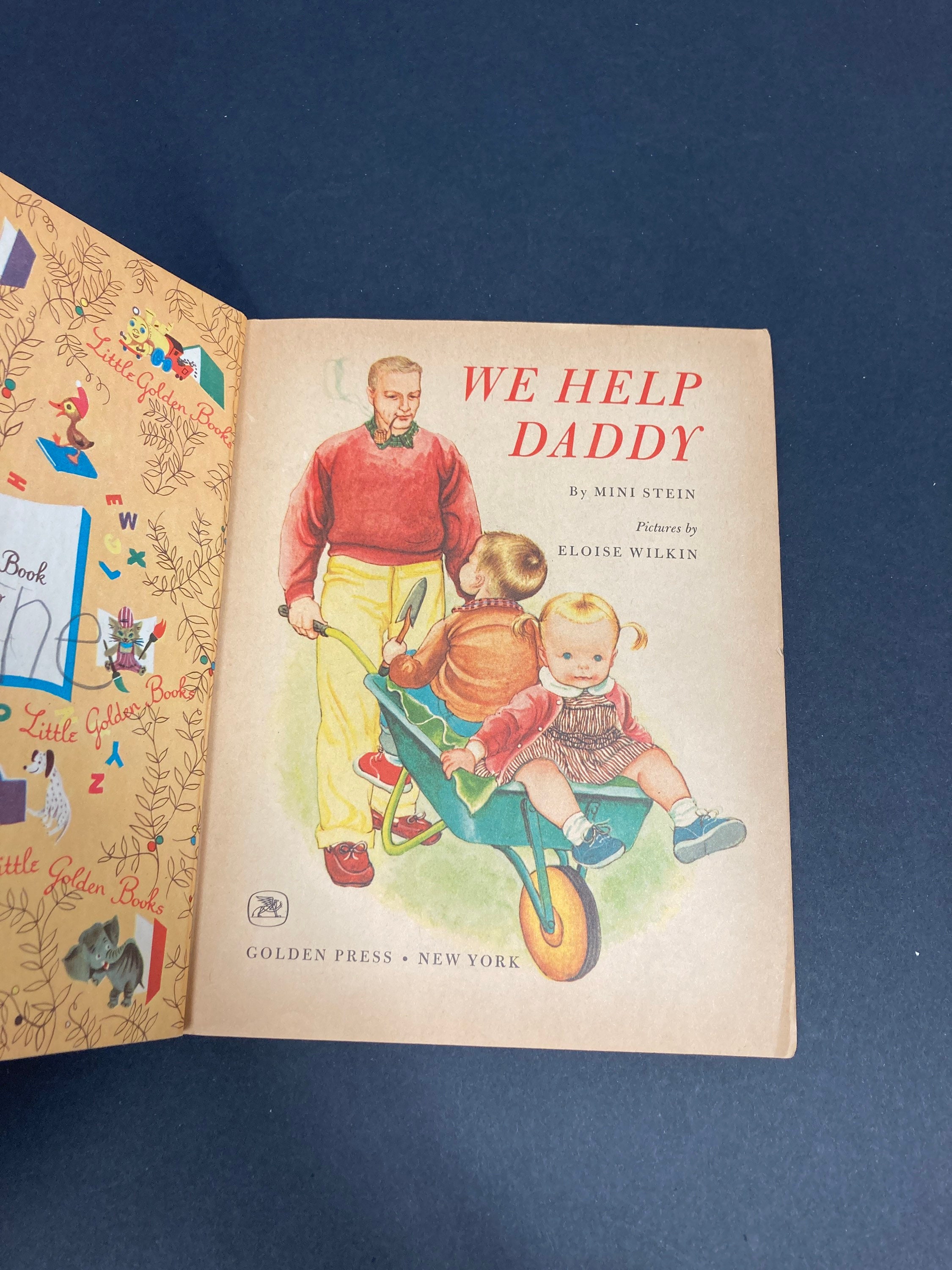 We Help Daddy, A Little Golden Book, 1962 “A” Edition - Etsy