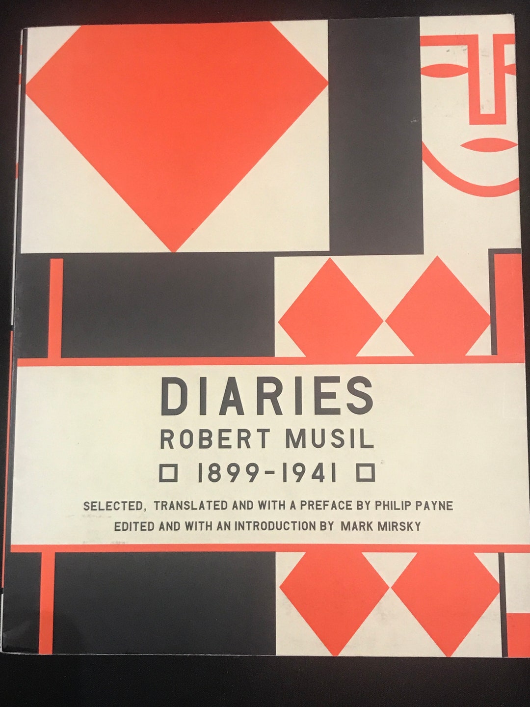 Diaries Robert Musil 1899-1941 Selected Translated and With a Preface ...