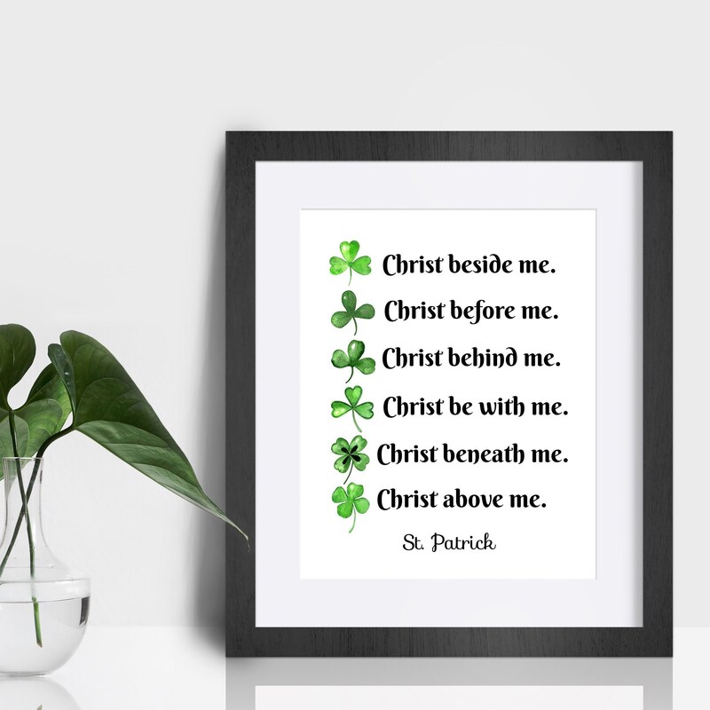 St Patrick Christ Before - Etsy