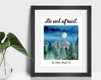 Be Not Afraid | Etsy
