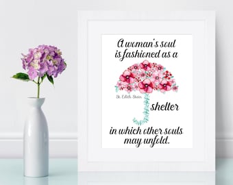 Edith Stein Quote Catholic Printable Wall Art St Teresa Benedicta of ...