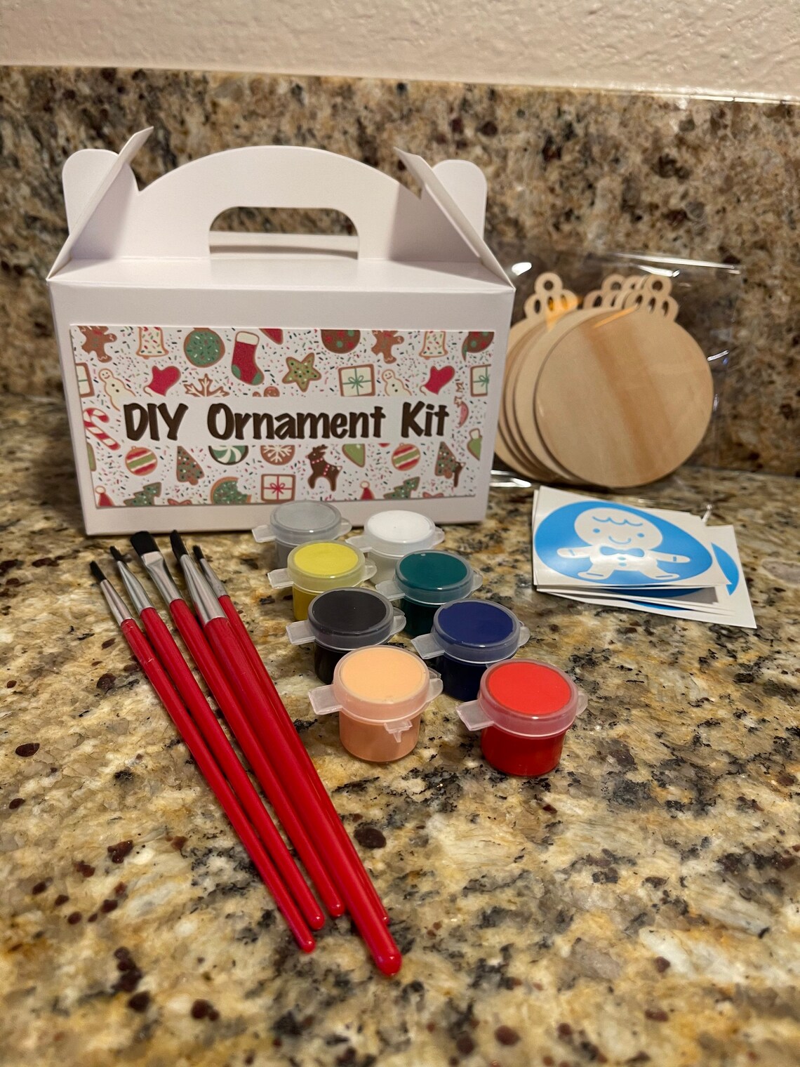 DIY Ornament Kit DIY Christmas Craft Kit Adult Craft Kit | Etsy