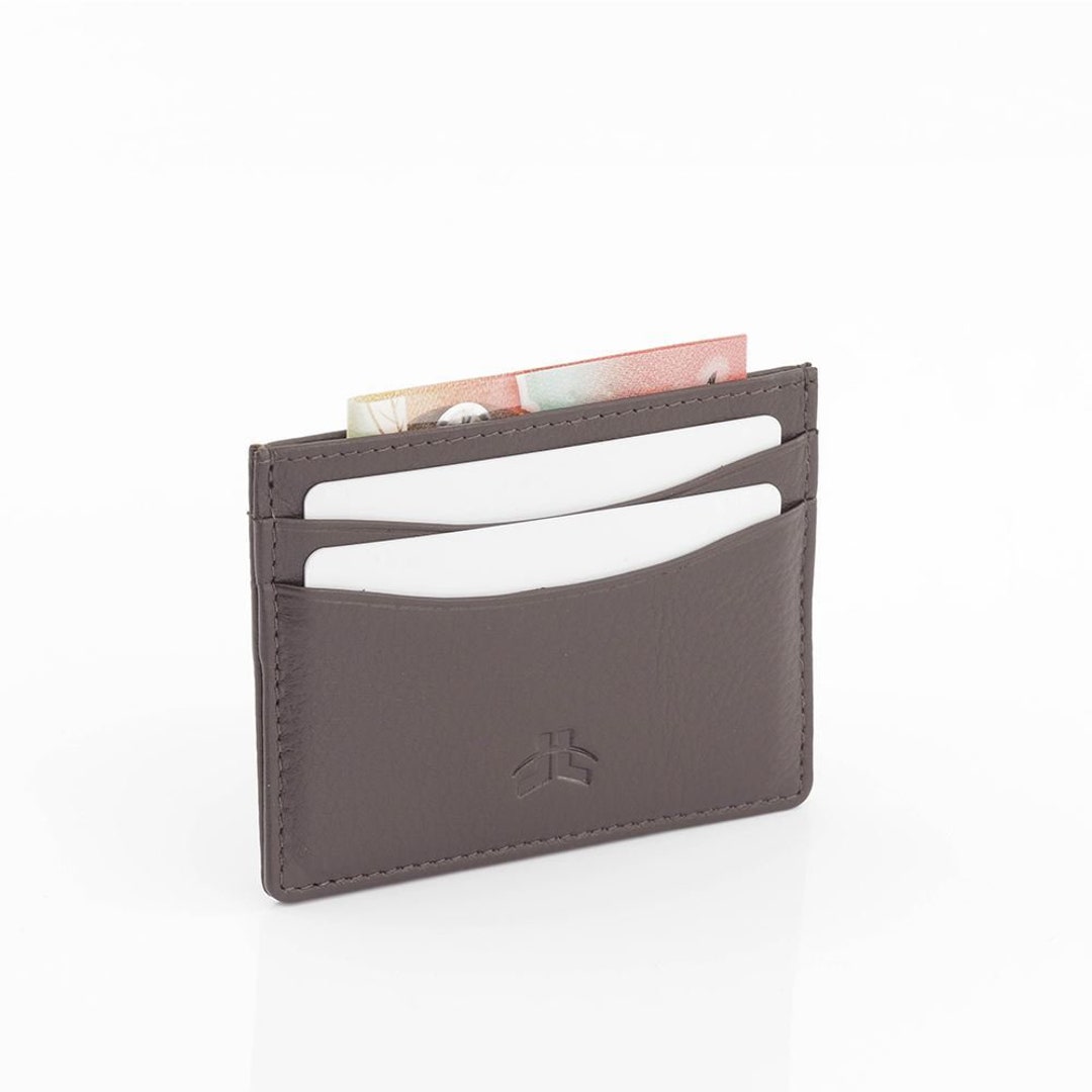 Rfid Genuine Premium Leather Slim Credit Card Notes Holder - Etsy
