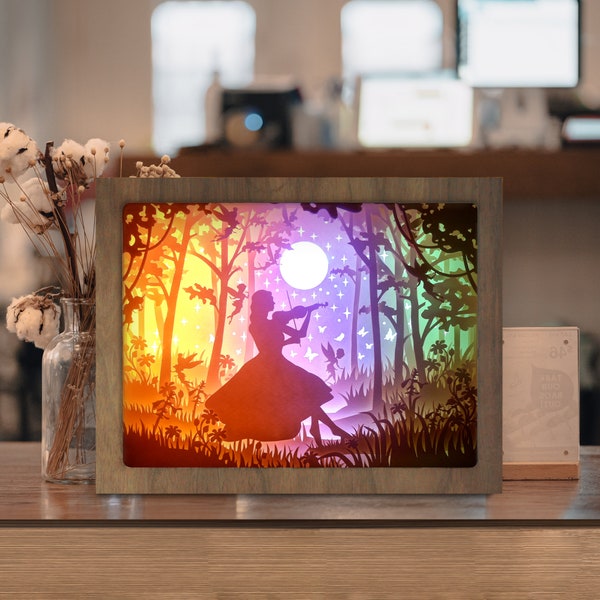 Christmas Shadow Box Svg - Etsy