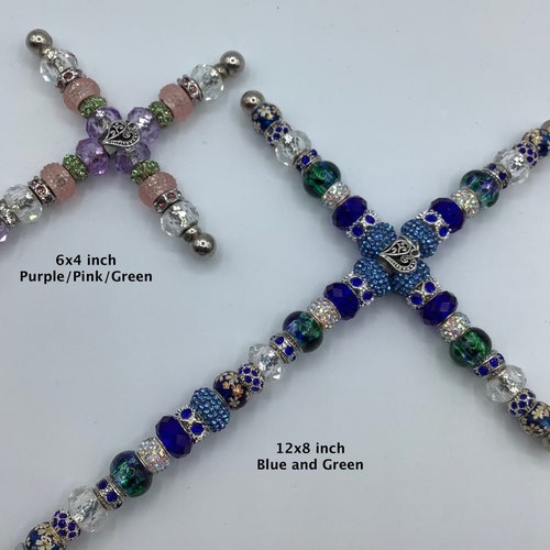 Fully Beaded Cross - Etsy