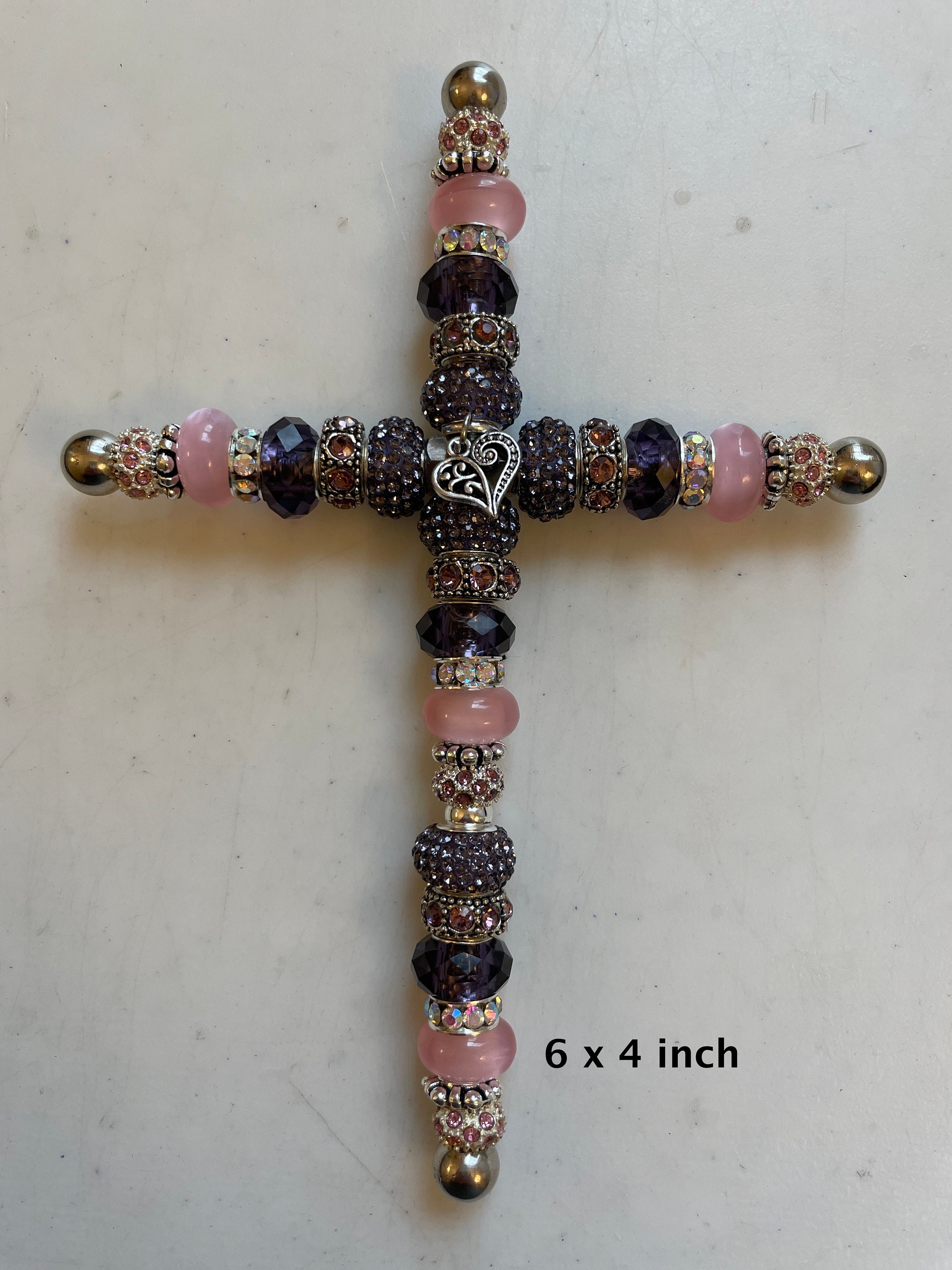 Fully Beaded Cross - Etsy