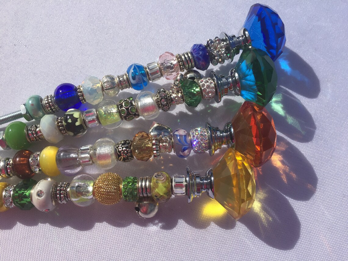 7'' Fairy Garden Stakes Garden Decor Gift Sparkle - Etsy