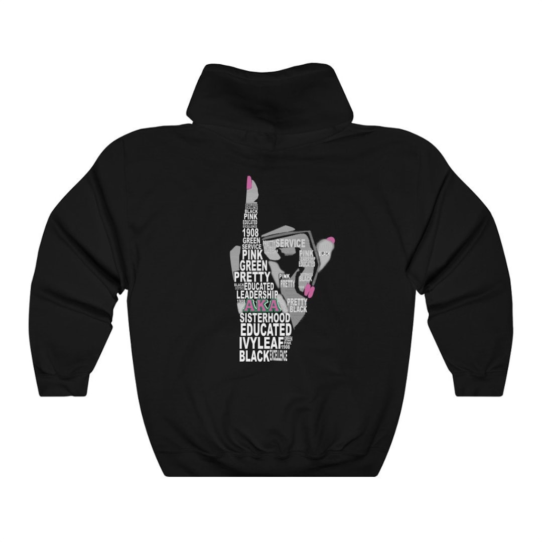 AKA Pinky up Unisex Hooded Sweatshirt - Etsy