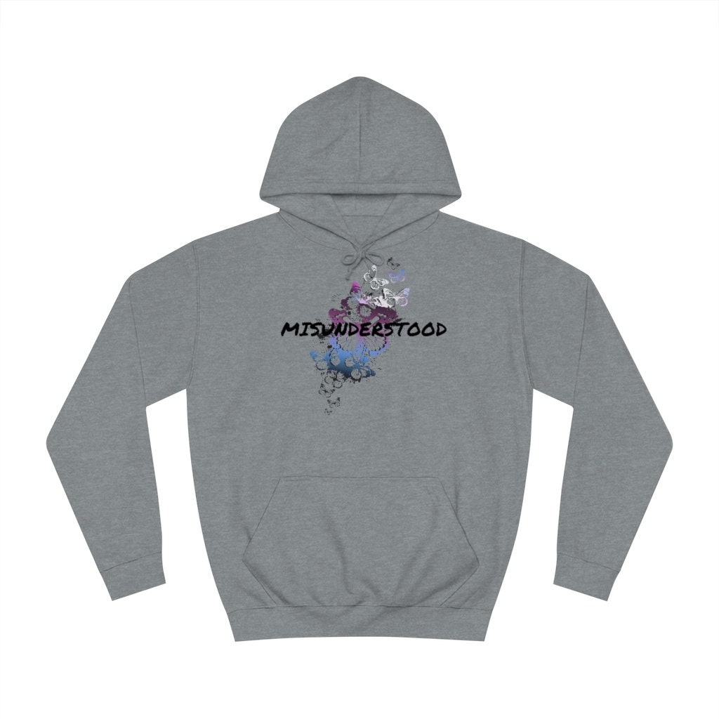 Misunderstood Unisex College Hoodie - Etsy