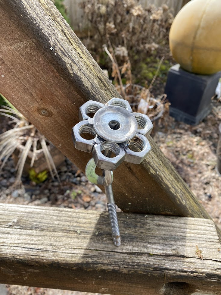 Metal Flower Welded Lawn Art - Etsy