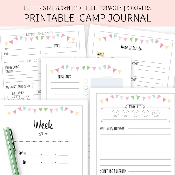Camping Journal - Etsy