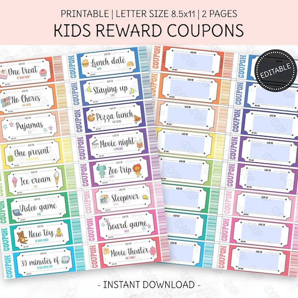 Reward Coupons - Etsy