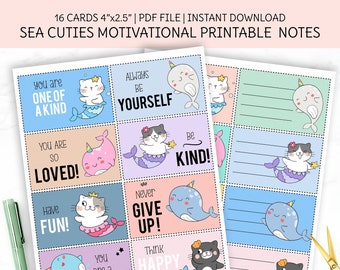 Fun Lunch Time Note Printables First Day Back to School Notes - Etsy