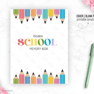 EDITABLE First and Last Day of School, All About Me, School Memory Book ...