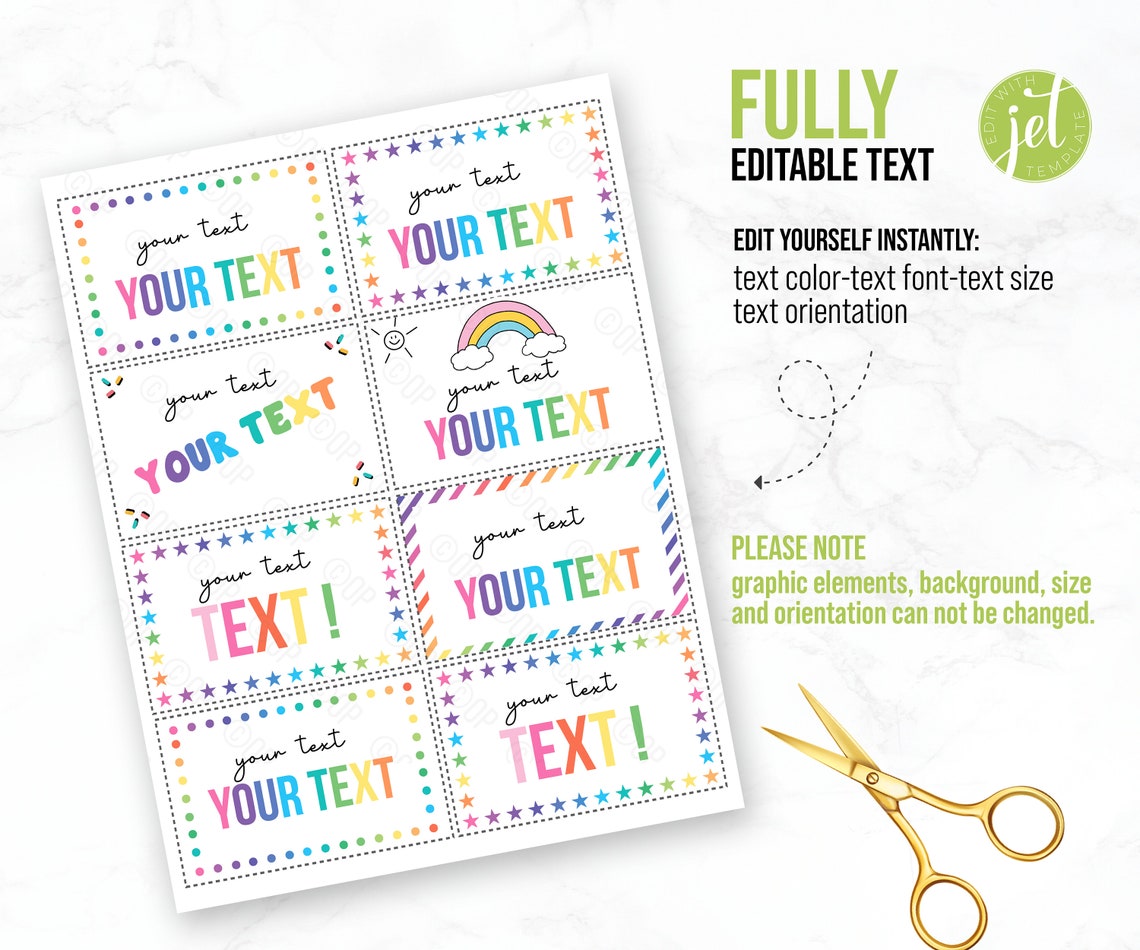 EDITABLE Lunch Box Notes, Printable Kid's Lunch Box Cards, Back to ...