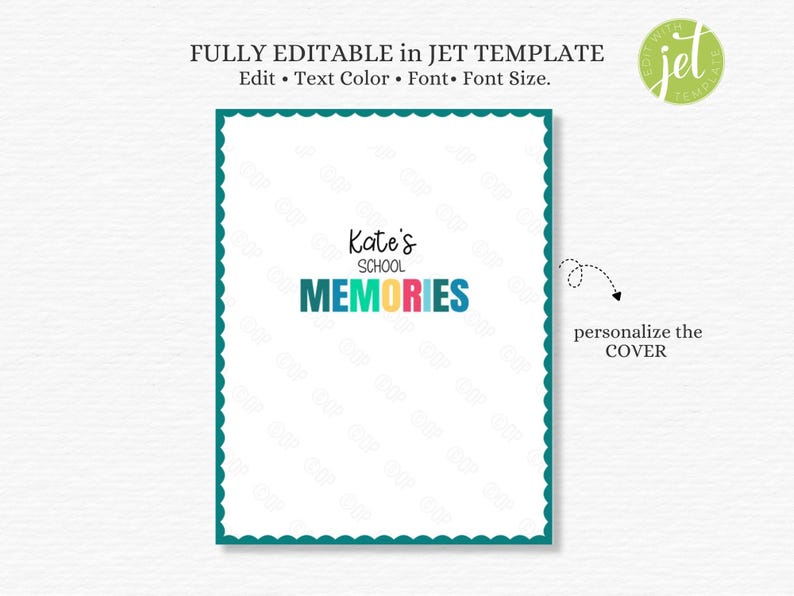EDITABLE First and Last Day of School, All About Me, School Memory Book ...