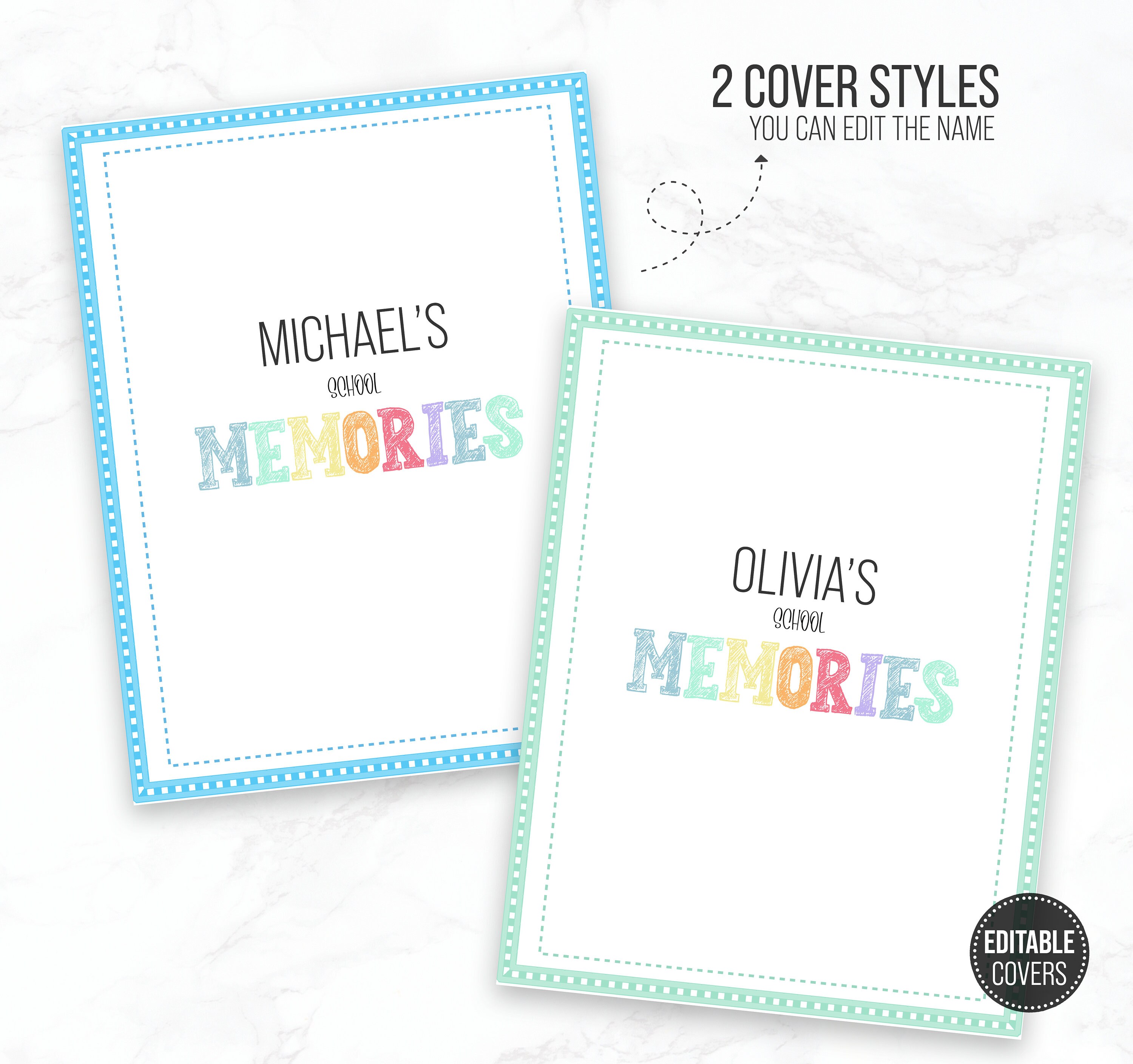 PRINTABLE School Memory Book Back to School Interview Kids - Etsy