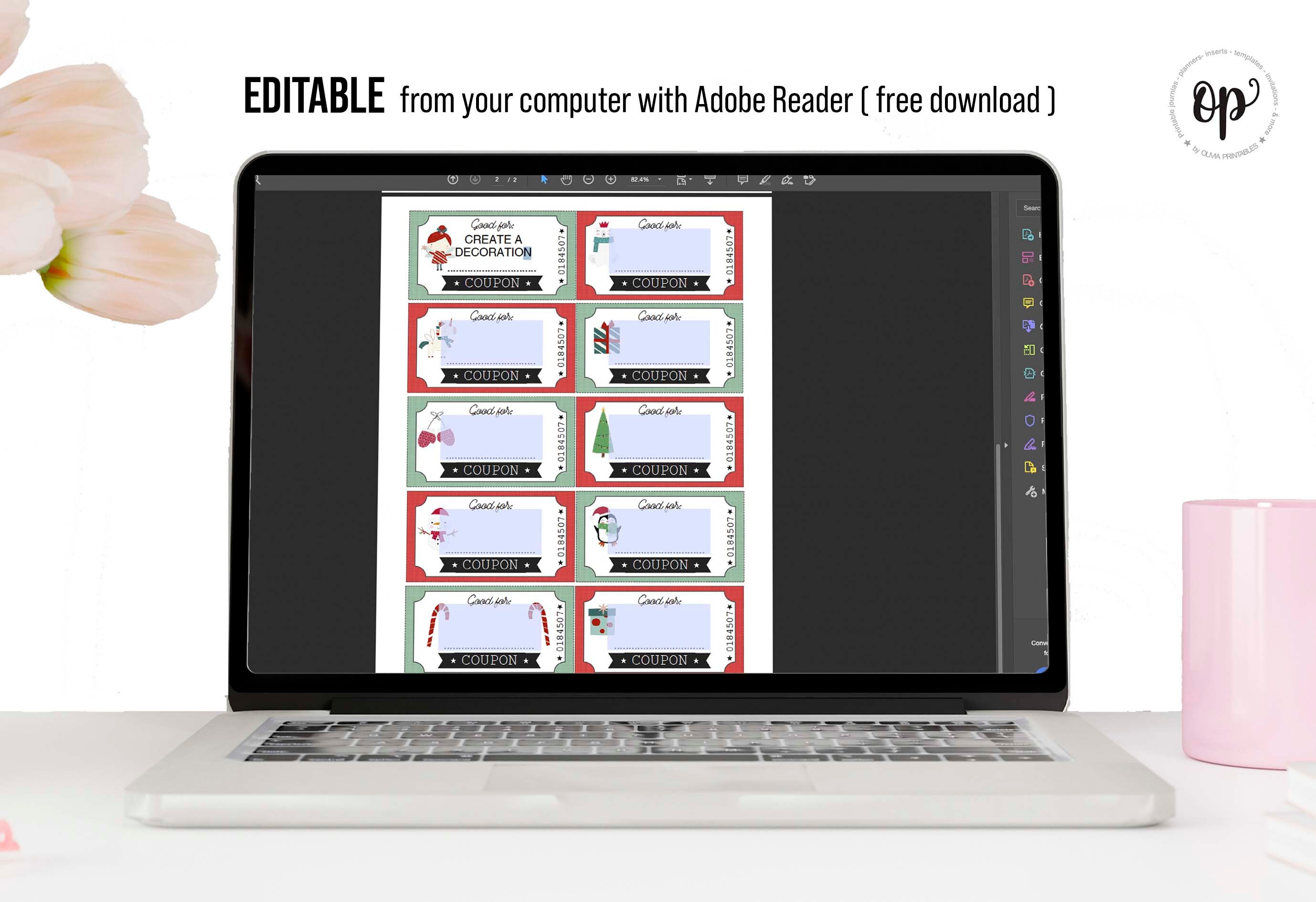 PRINTABLE Christmas Coupon, Holiday Gift Idea for Kids, Reward Coupons ...