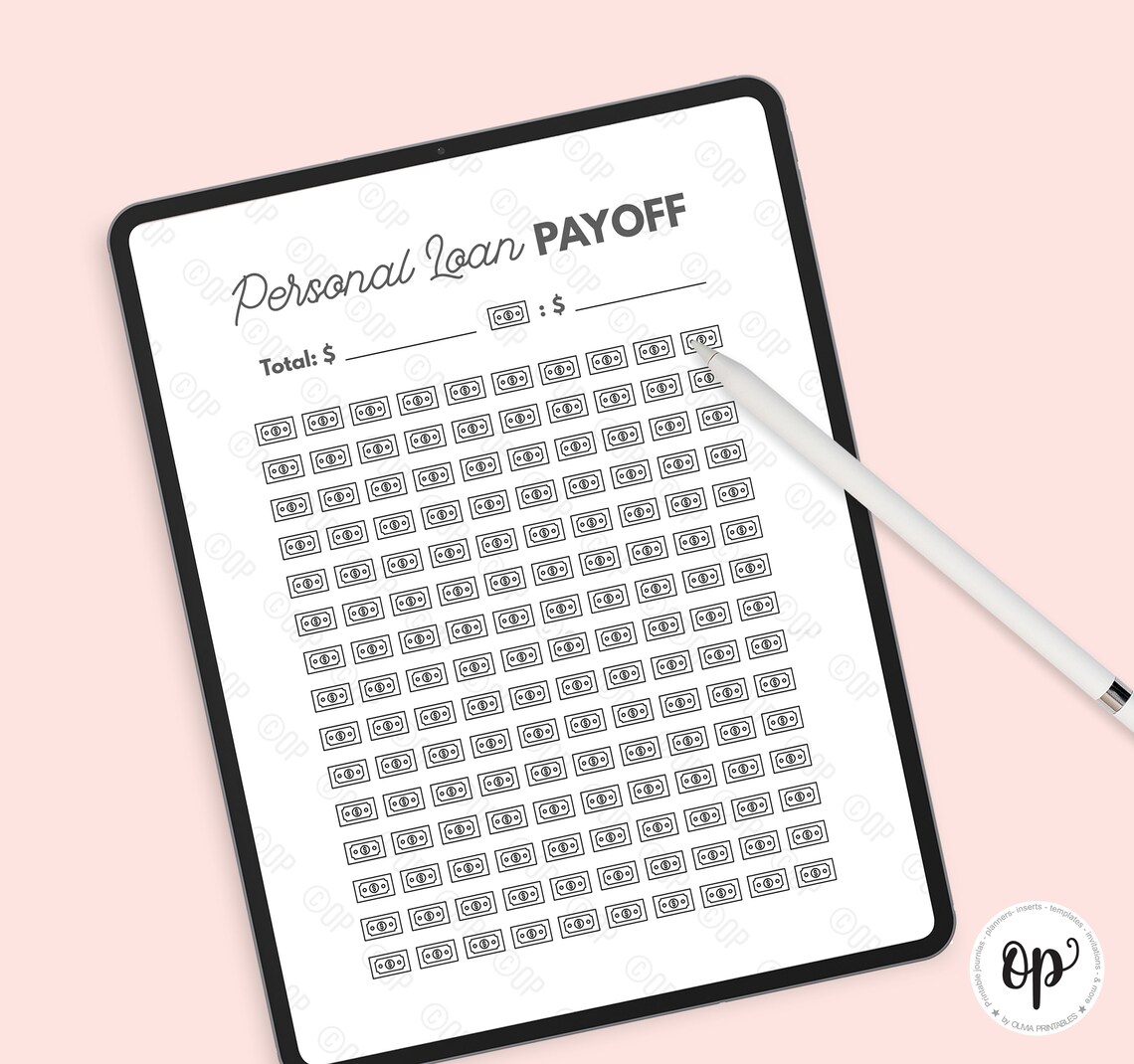 Printable Debt Payoff Tracker, Goodnotes and Digital Planner Insert, HP ...