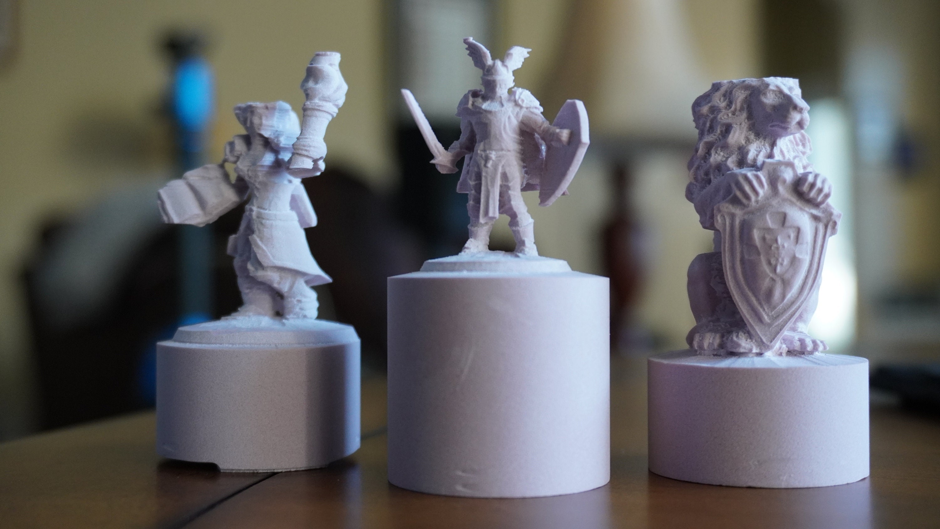 Custom Wood Carved DND Mini Figures, Personalized Wood Carvings, Custom ...