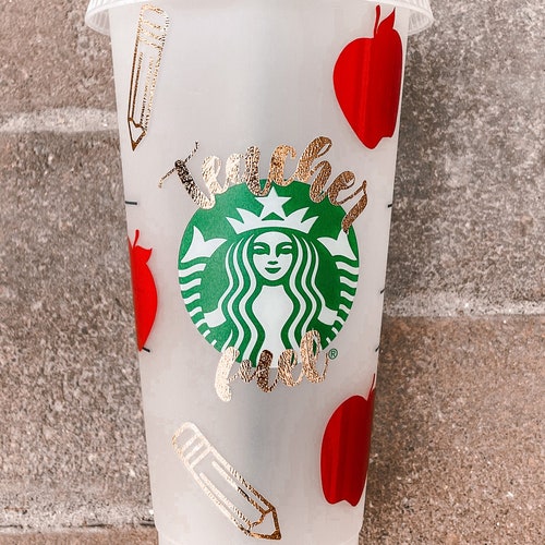 Teacher Fuel Wrap Starbucks Cup Gifts for Teacher Pre Sized - Etsy