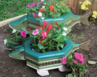 Fish Outdoor Planters | Etsy