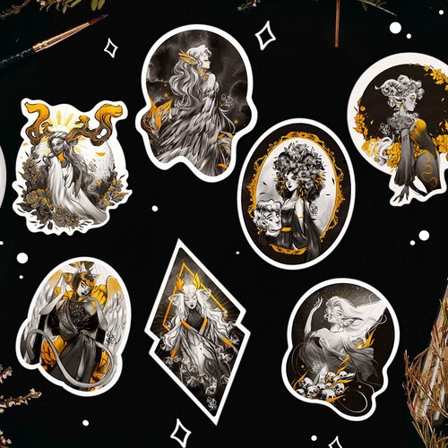 Ancient Egyptian Gods Sticker Egyptian Mythology Decals - Etsy