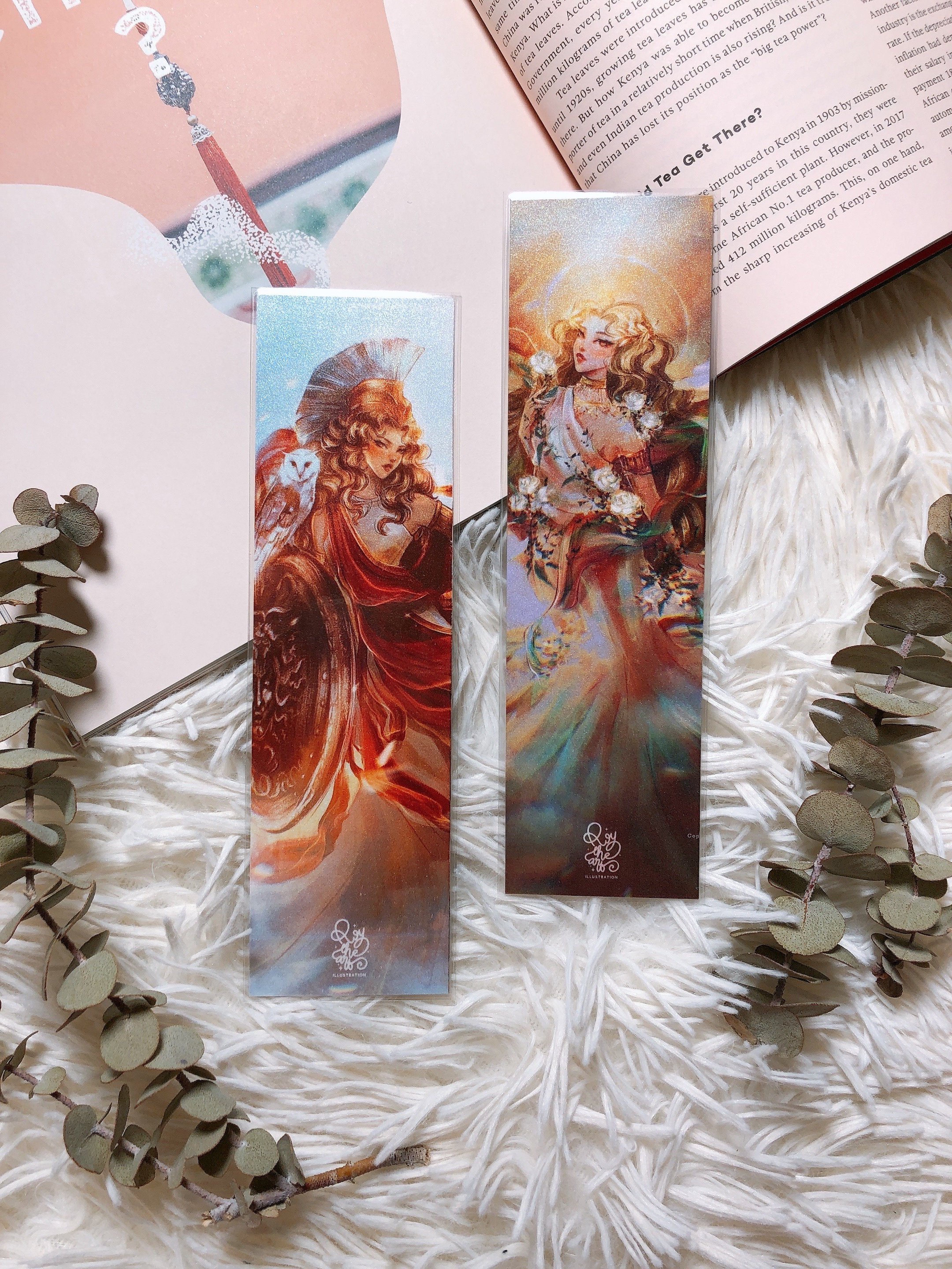 GREEK GODDESS BOOKMARKS Limited edition - 100% Handmade - unique ...