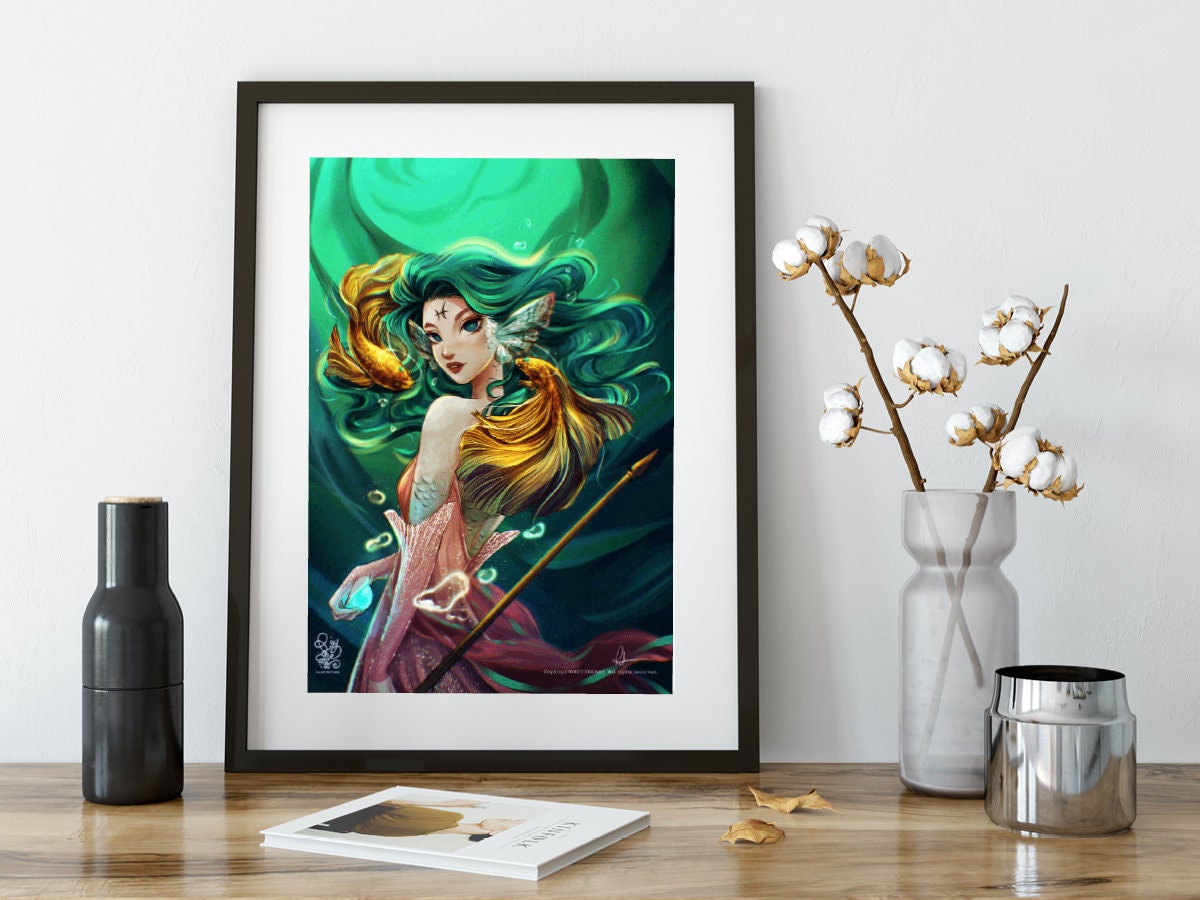 The Pisces Warrior - Zodiac Warriors - Photo Prints | Roy The Art ...